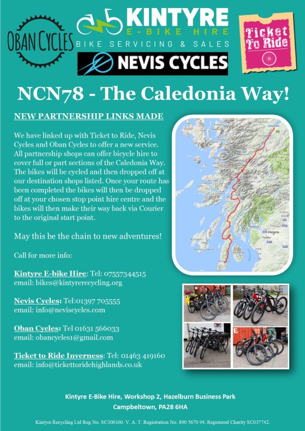 Caledonia Way - Kintyre E-Bike Hire
